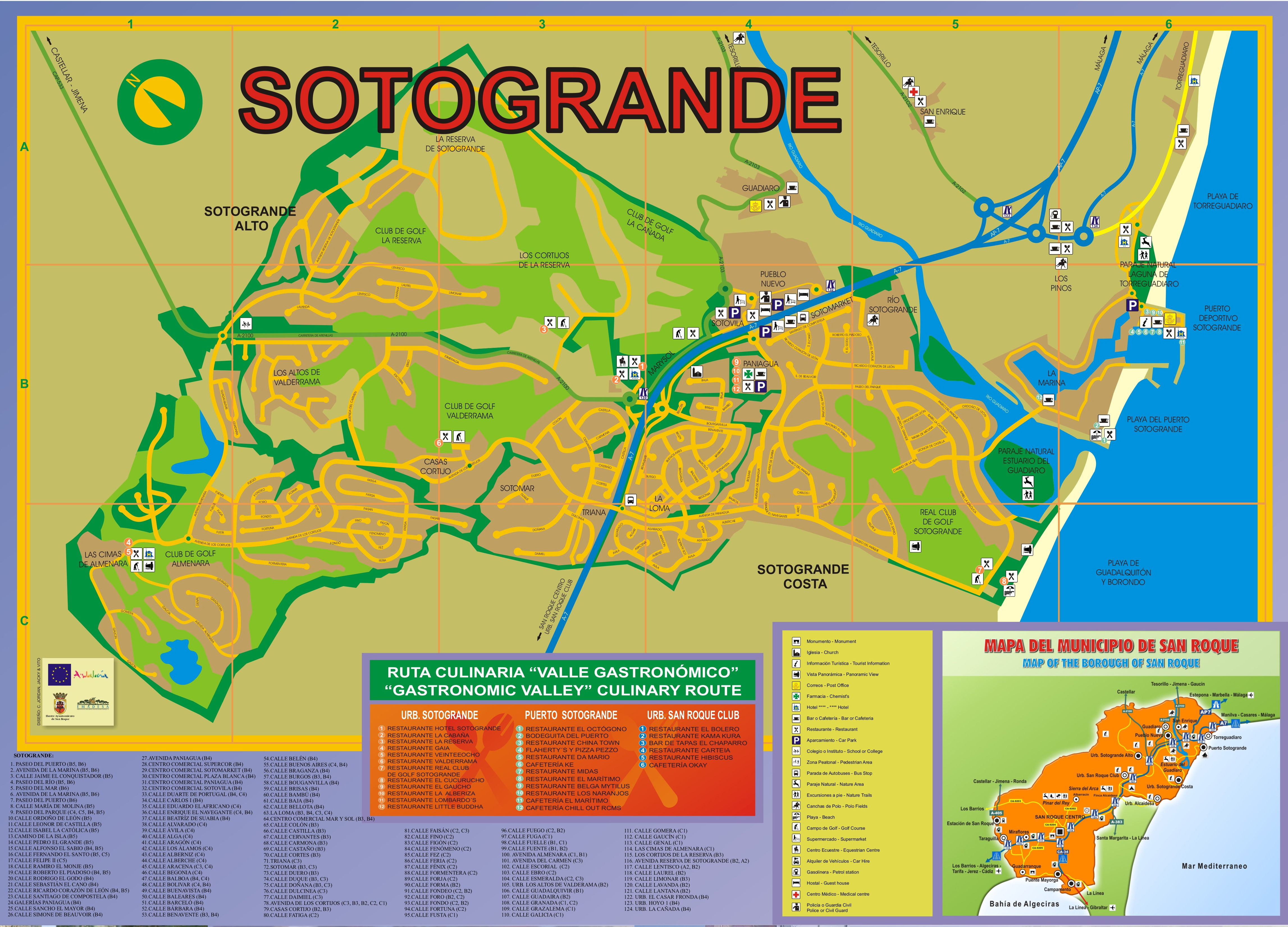 Sotogrande Street Map | San Roque