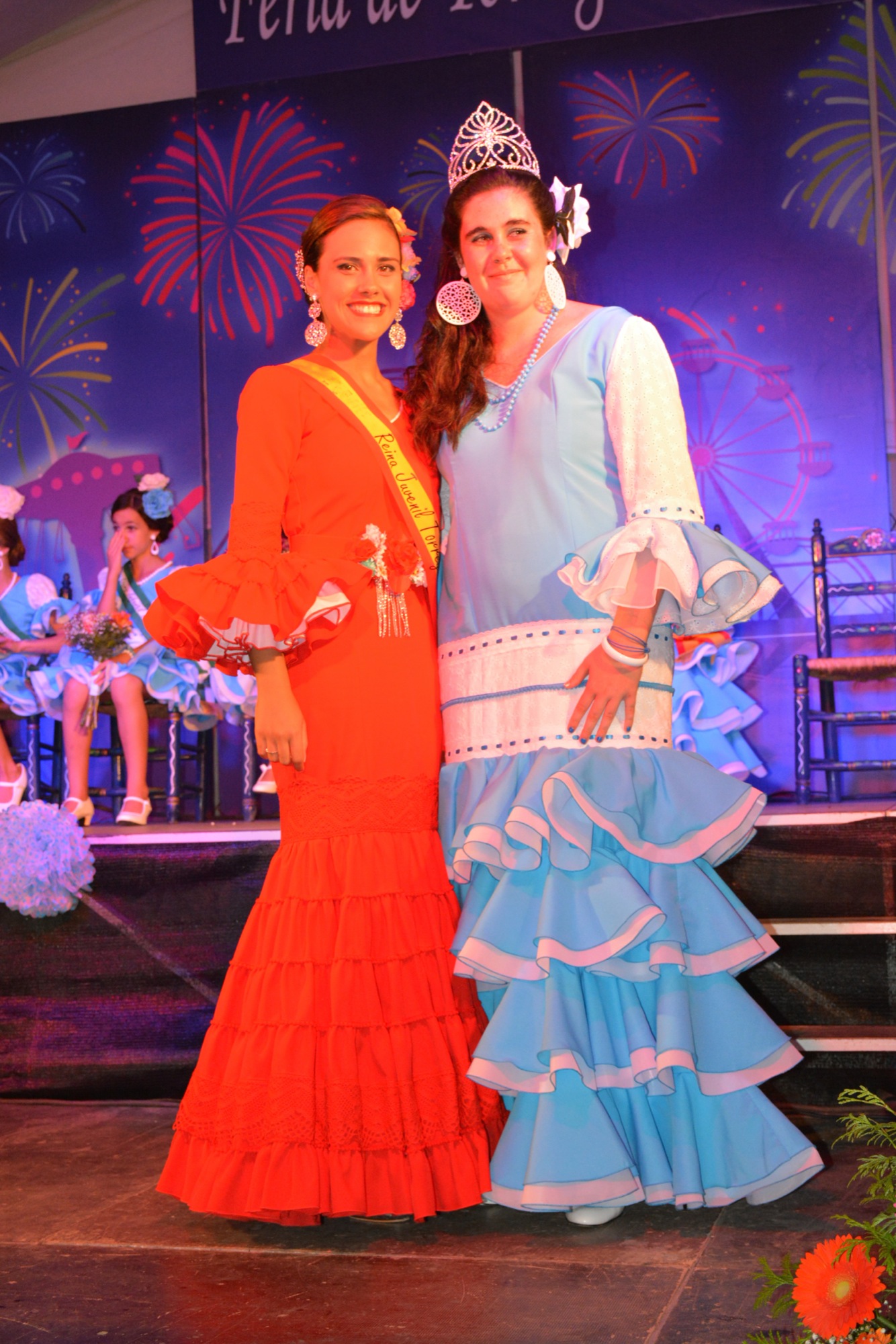 Sofía Rebollo y Jéssica Pizarro, reinas infantil y juvenil de las ...