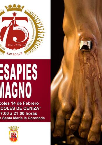 Besapiés Magno este Miércoles de Ceniza en Santa María La Coronada ...